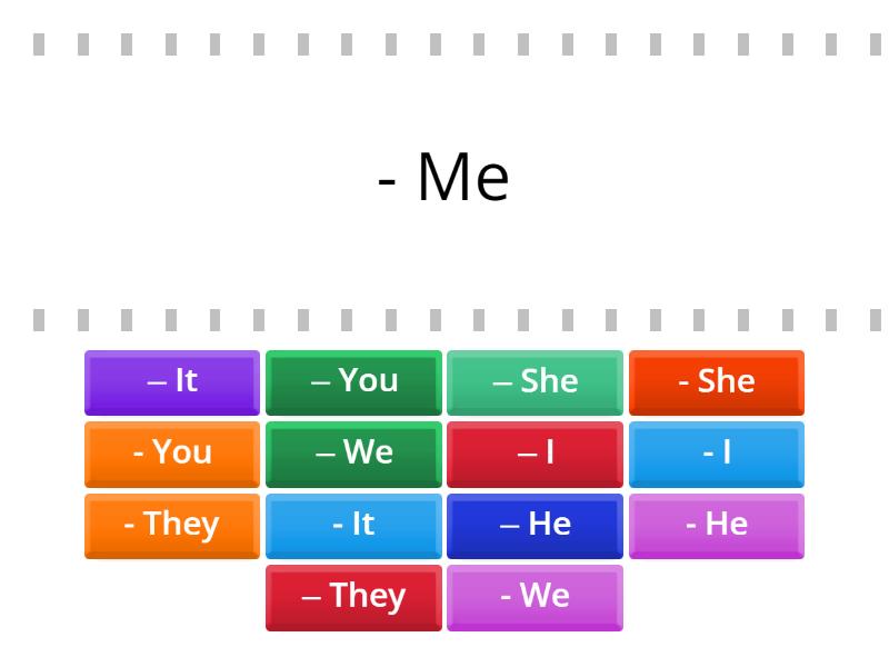 Pronoun Matching - Find the match