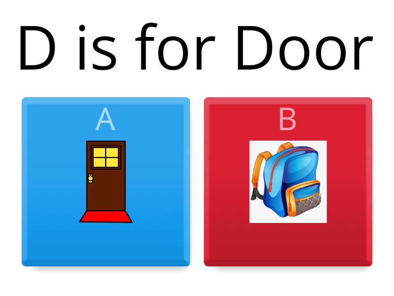 letter D - Quiz