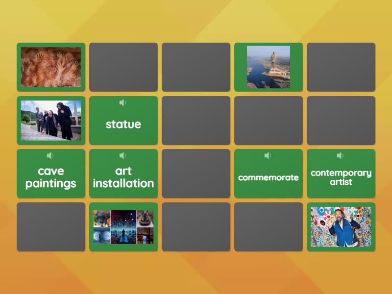 Visual arts - Matching pairs