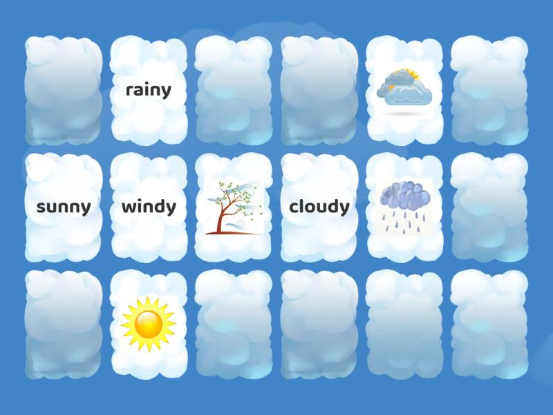 Weather - Memory Game - Parejas