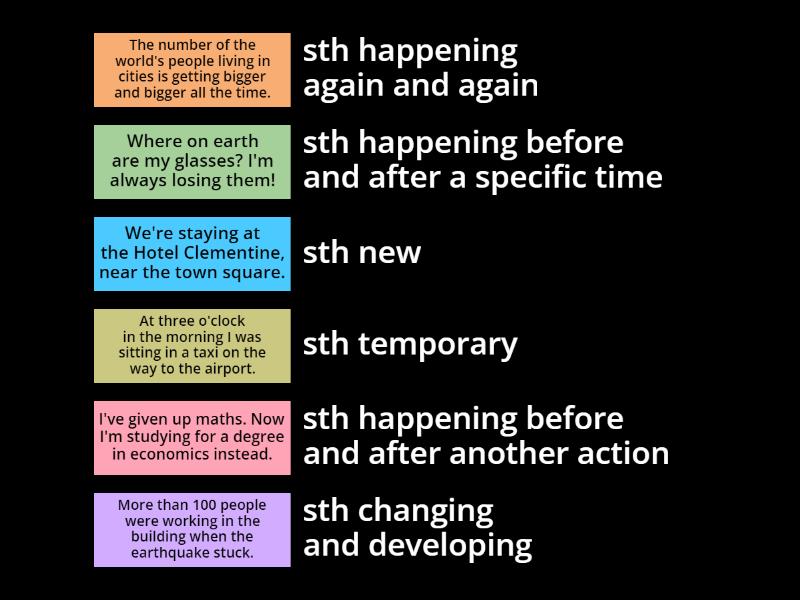 SO C1 1.1 The continuous aspect, theory - Unscramble