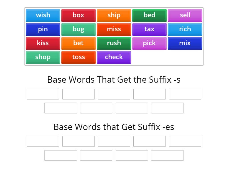 Suffix Sorting S and ES - Group sort