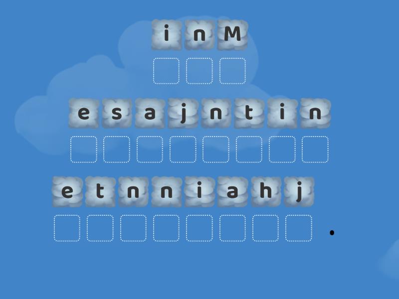 Qwiel: Irranġa dawn il-qwiel - Anagram