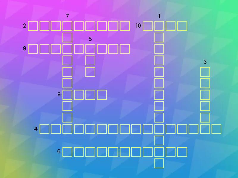 Alinhamento palavra cruzada - Crossword