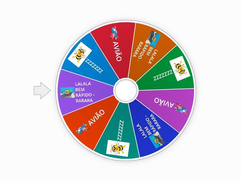 10x cada - Spin the wheel