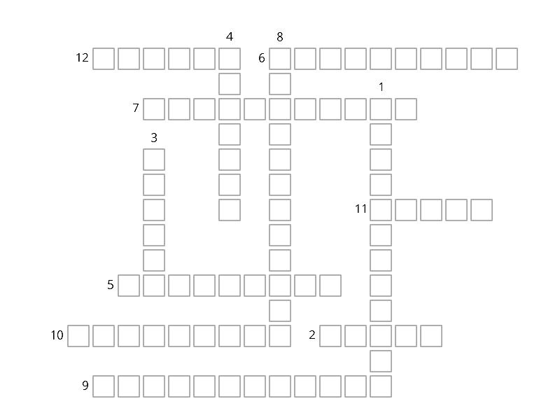 English Class A2 Unit 5 Health problems - Crossword