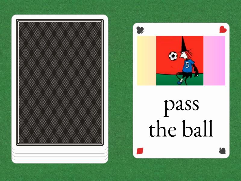 Meg and football Flashcards - Speaking cards