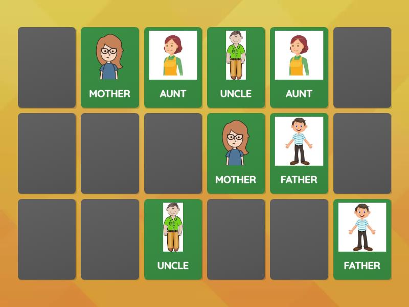 FAMILY MEMBERS - Matching pairs