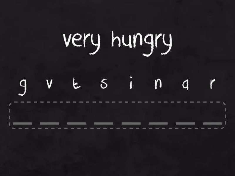 Extreme adjectives - Anagram