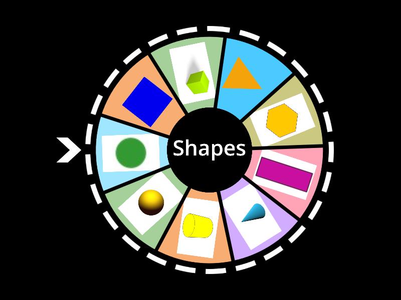 Shapes - Spin the wheel
