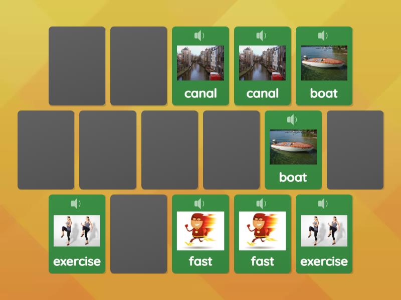 BE2_Unit 4: Content connection - Matching pairs
