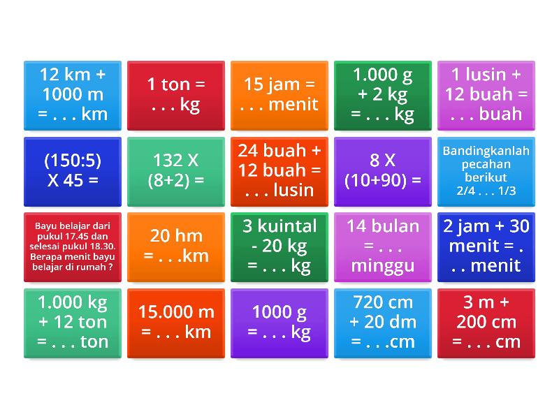 Matematika - Flip tiles