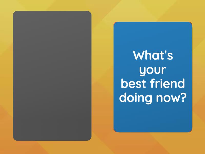 Interview Present Continuous & present Simple - Speaking cards