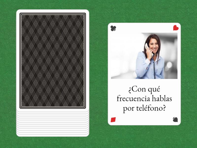 Frecuencia - Speaking cards