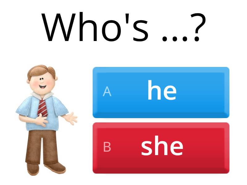 Who's he/she? - Quiz