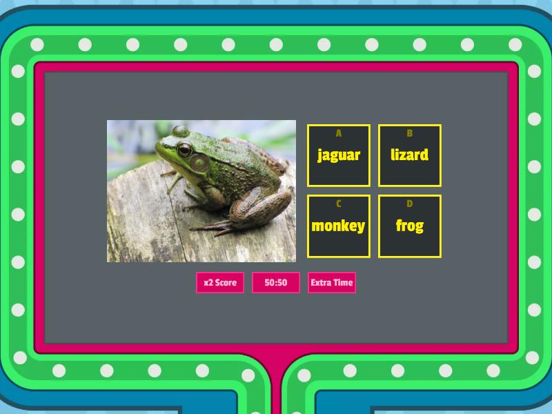 Week 4 Vocabulary - Gameshow quiz