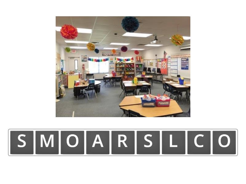 CLASSROOM OBJECTS - BACK TO SCHOOL! - Anagram