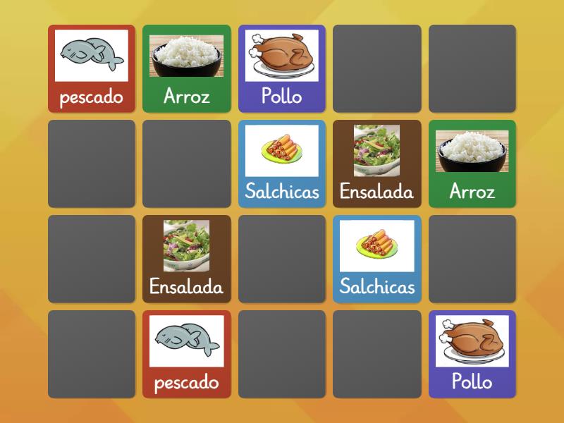 Comida - Matching pairs