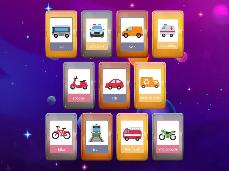 vehicles - Flip tiles