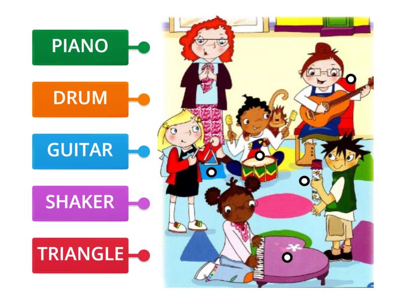 Playtime B Unit3 Instruments2 - Labelled diagram