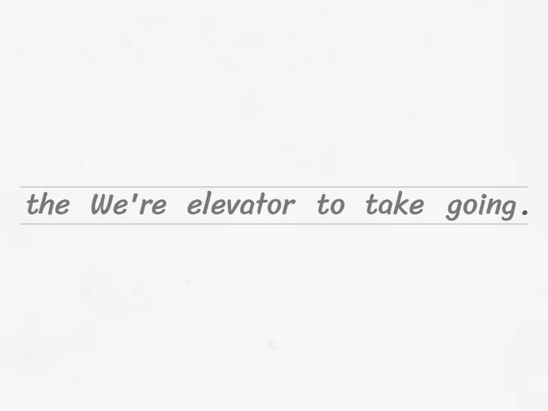 I01_Unit 2A: Going to, Future Plans - Reordenar