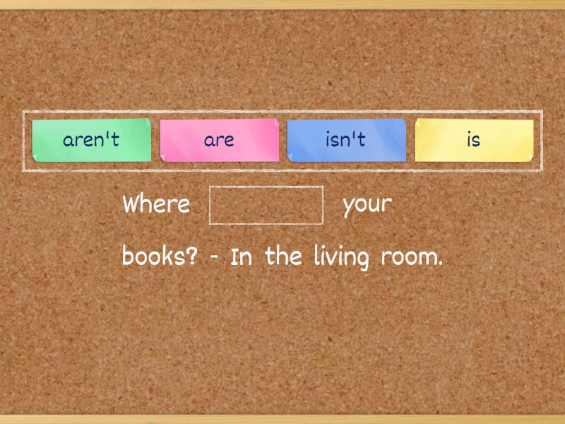 Units 1-4 Grammar Revision is-isn't-are-aren't - Lengkapi kalimatnya
