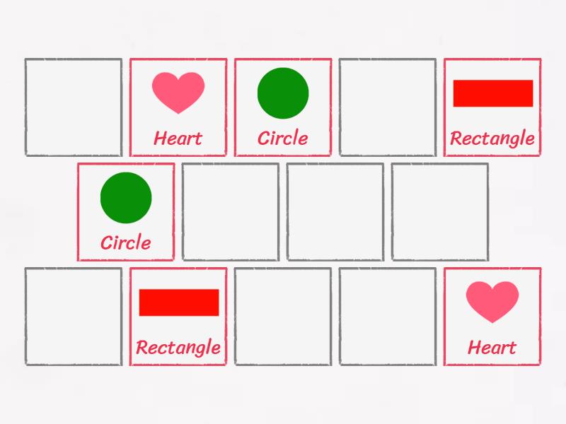 Shapes all around - Matching pairs