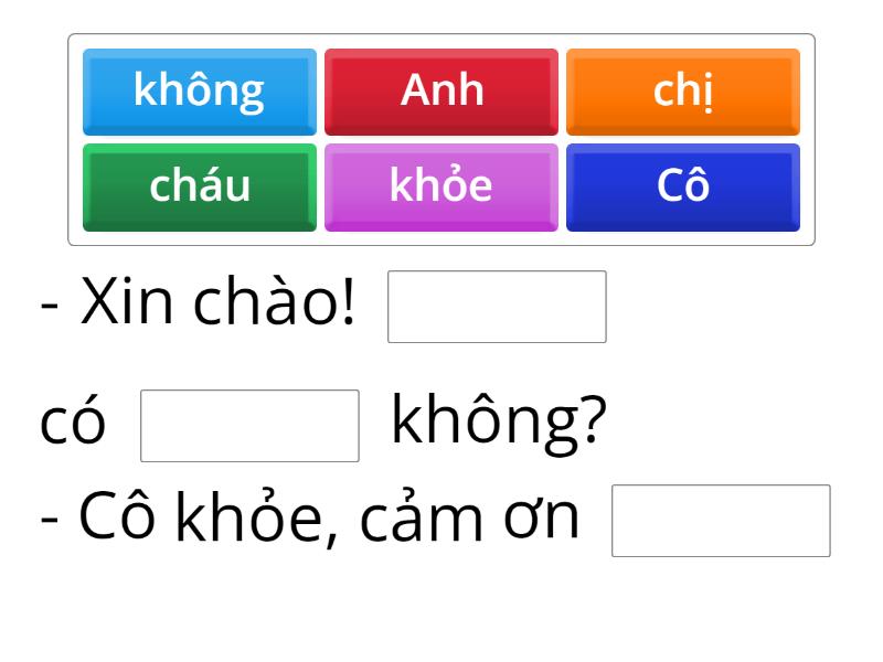 A1 - Topic 1 & 2 revision - Complete the sentence