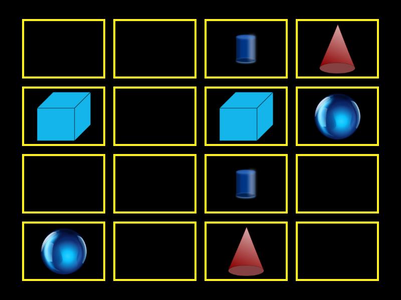 Figuras Solidas - Matching pairs