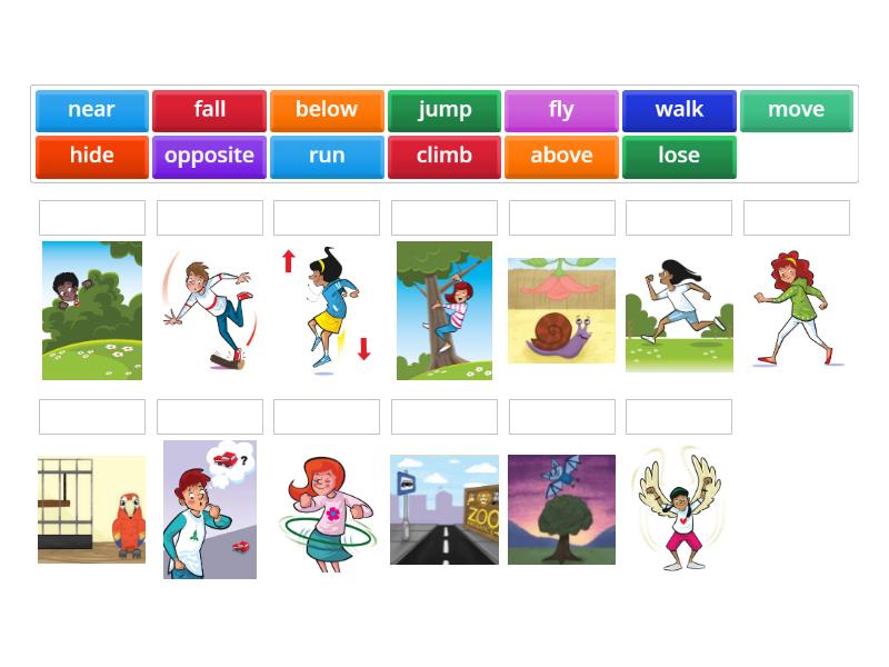 Animal world (action verbs) Unit 5 - Match up