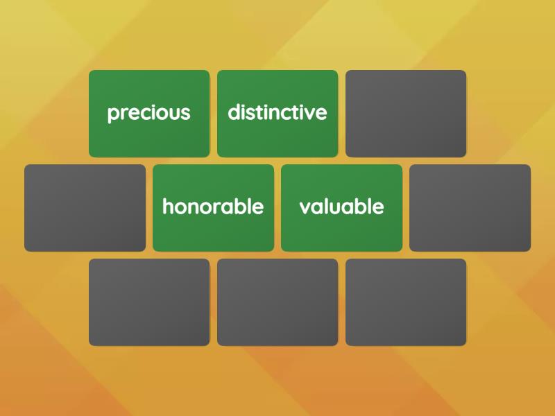 Ferris Wheel Vocabulary Synonyms - Matching pairs