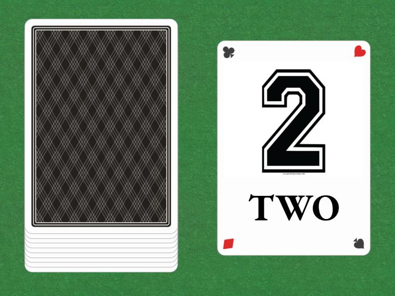 NUMBERS 1 TO 10 5ABC - Speaking cards