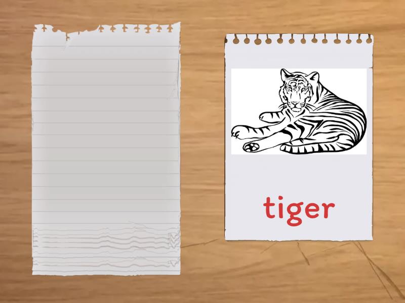 ANIMALS - Speaking cards