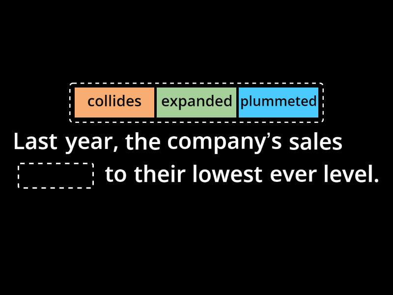 Verbs and expressions of motion - Complete the sentence