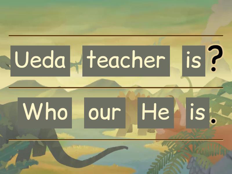 Lesson 2－③④ - Unjumble