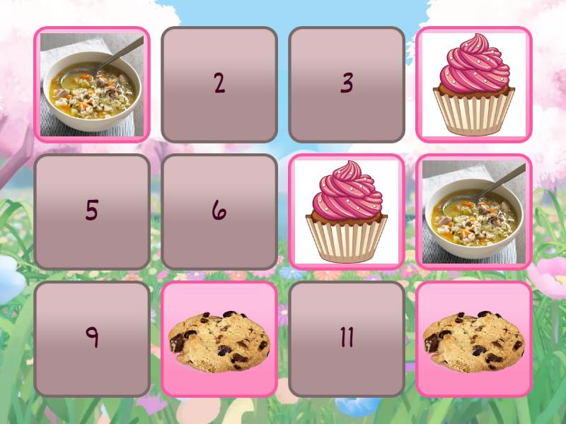 food - Matching pairs