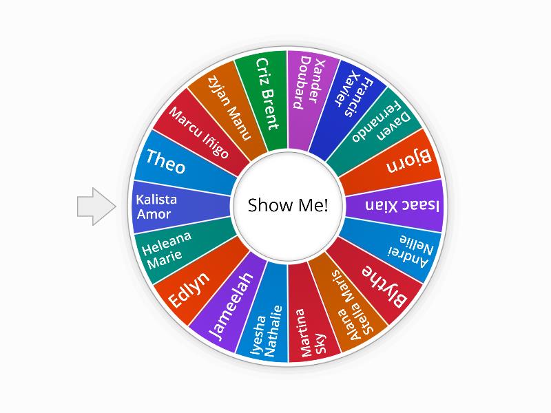 NAMES - Random wheel