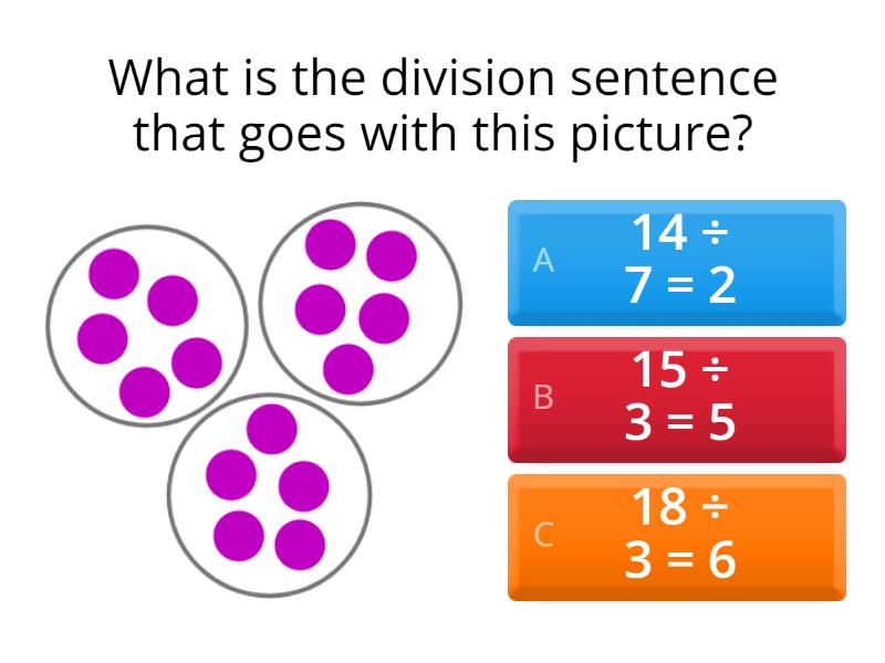 Division - Equal Grouping - Quiz