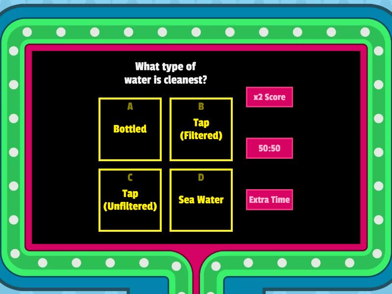 Drinking Water Quiz - Concurso de preguntas