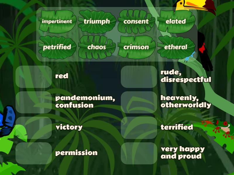 Matilda Chapters 15-21 - Match up