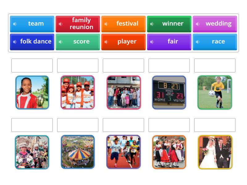 Oxford Discover 3 Unit 1 - Match up