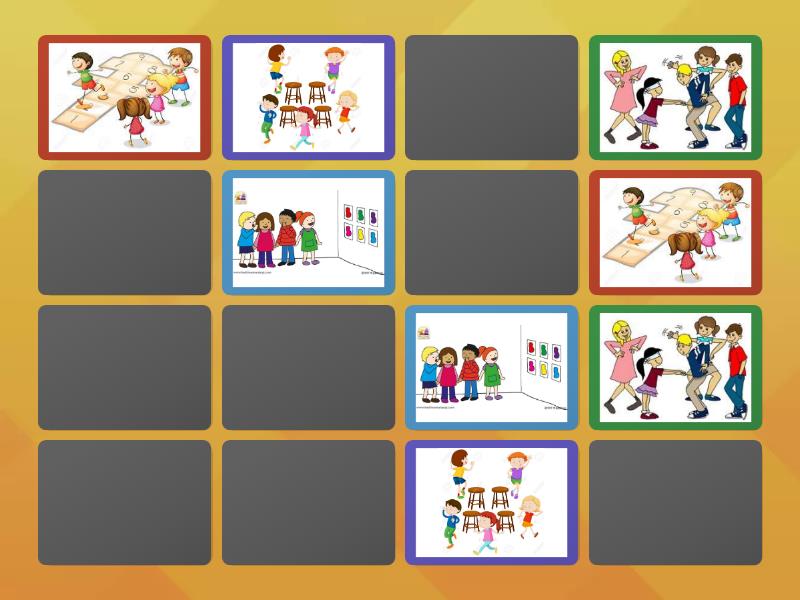 Memorama de juegos tradicionales - Parejas