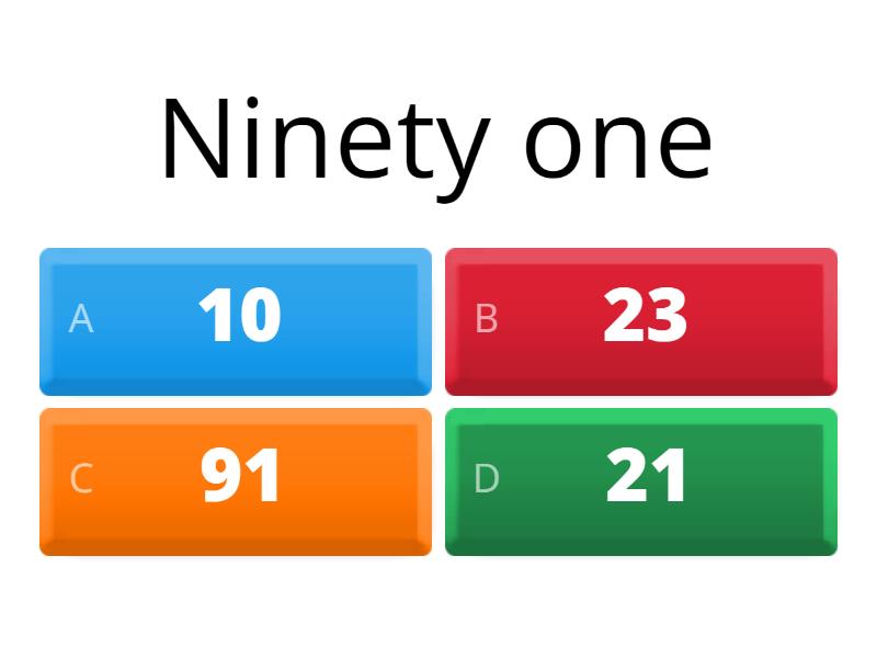 Maths on Numbers - Quiz