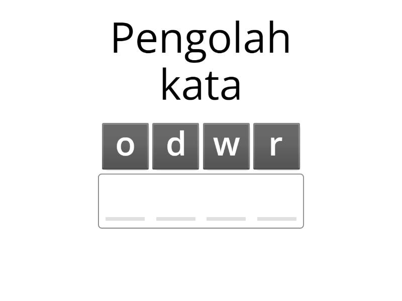 Informatika 2 - Anagram