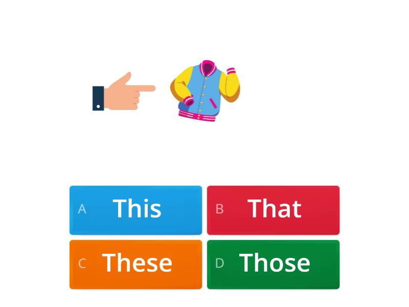 This that these those clothes - Quiz