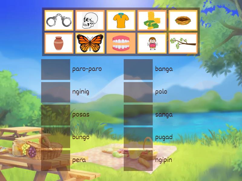 Balik Aral ( Titik /ng/ at Titik /p/ ) - Match up