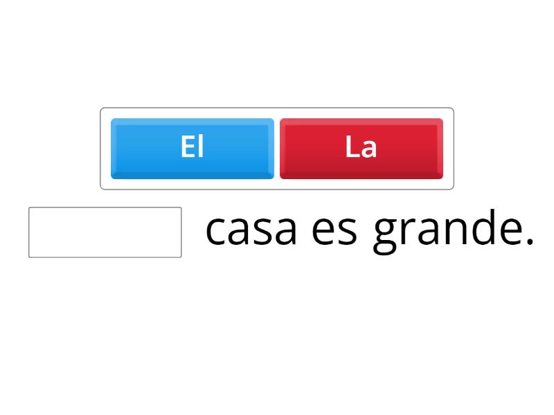 Spanish Definite Articles for Beginners - Complete the sentence Spanish Definite Articles for Beginners - Complete the sentence