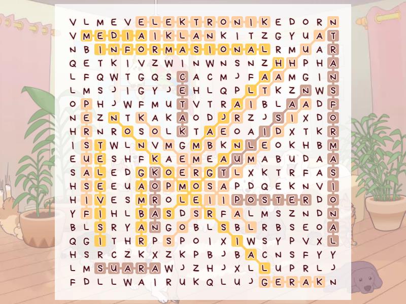 Iklan, Slogan, dan Poster - Wordsearch