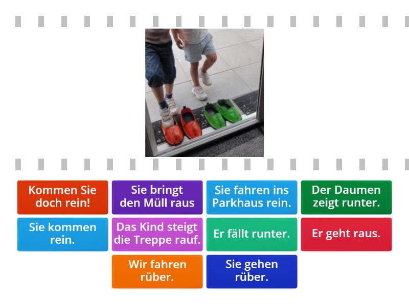 Schritte 3 L 2 Direktionaladverbien Find The Match