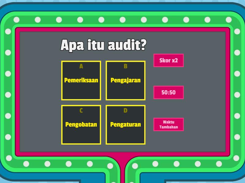 tes Audit Fundamentals Quiz - Gameshow quiz